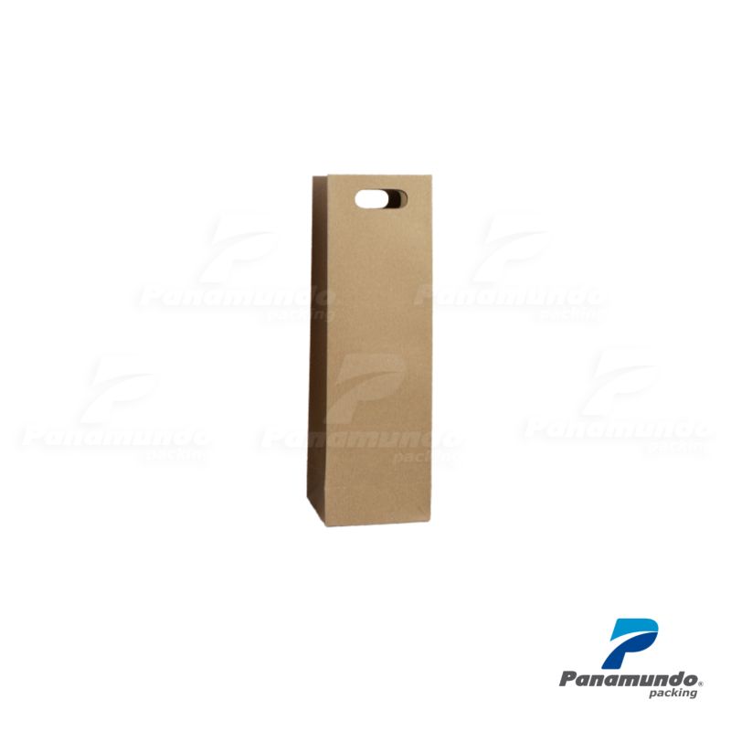 BOLSA DE PAPEL KRAFT «LINER» – 37x11x8 (#23) - Panamundo Packing